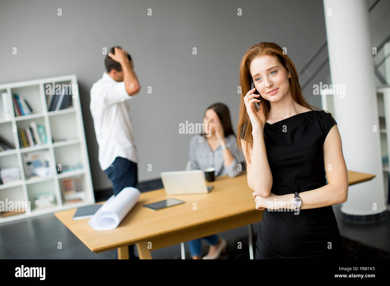 People in the office Stock Photo - Alamy