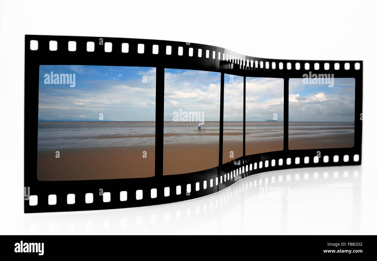 Dark blue clouds sea Cut Out Stock Images & Pictures - Alamy