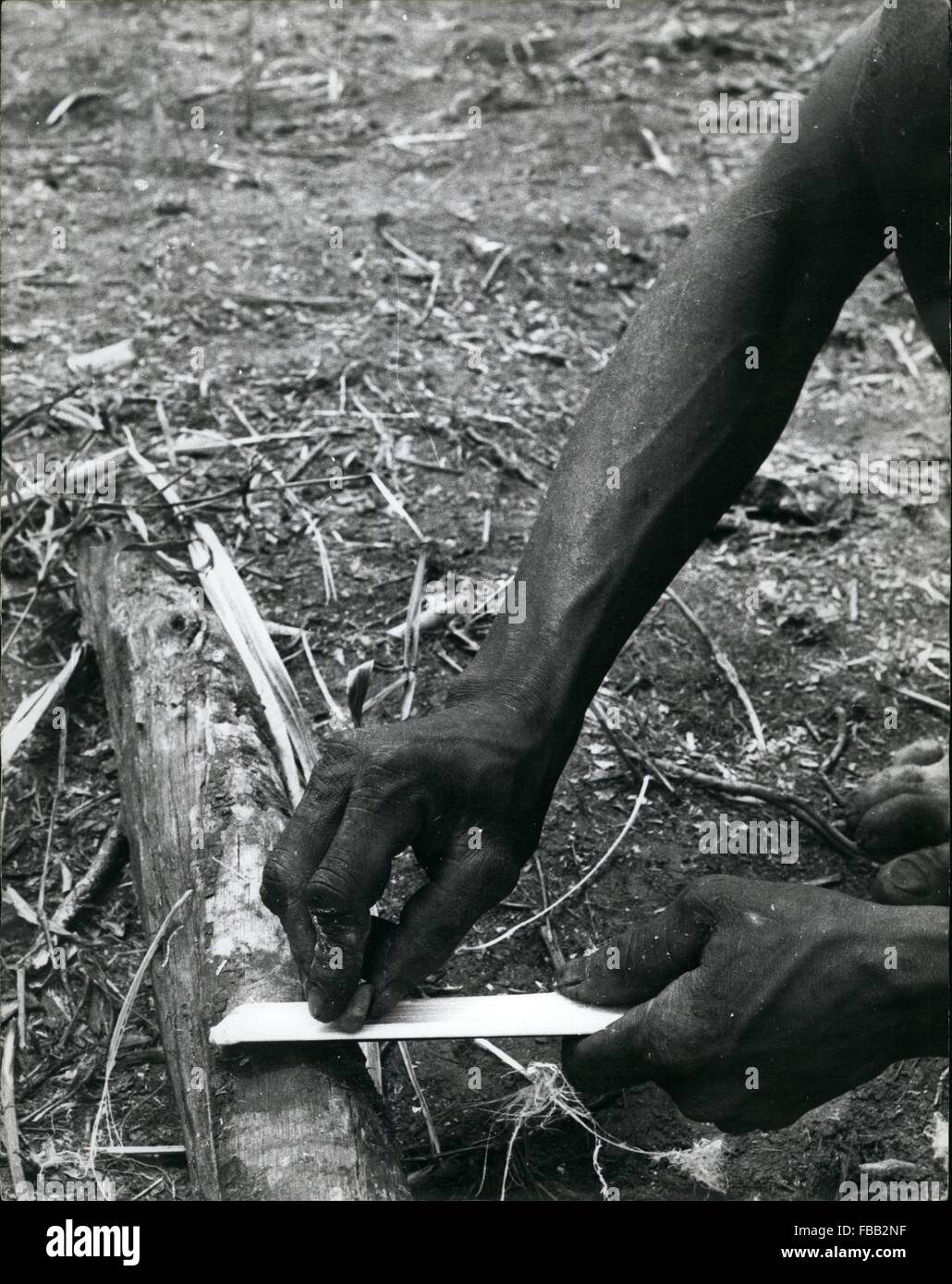 1972 - Tasaday people tribe - stone-age people. Philippine island of ...