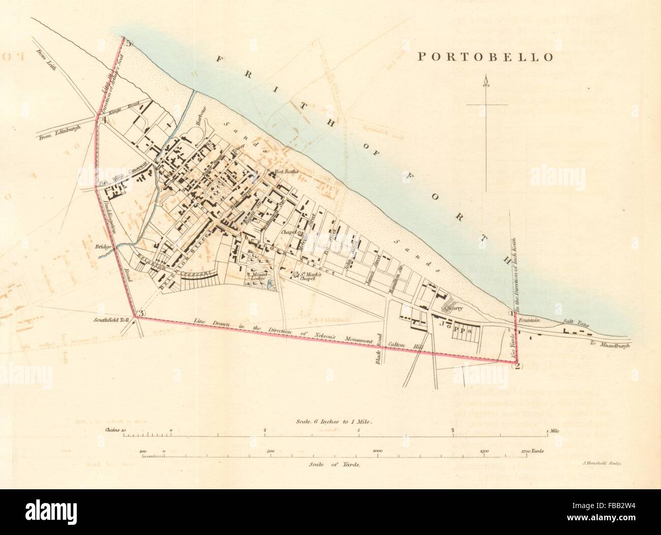 PORTOBELLO borough/town plan for the REFORM ACT. Edinburgh. Scotland ...