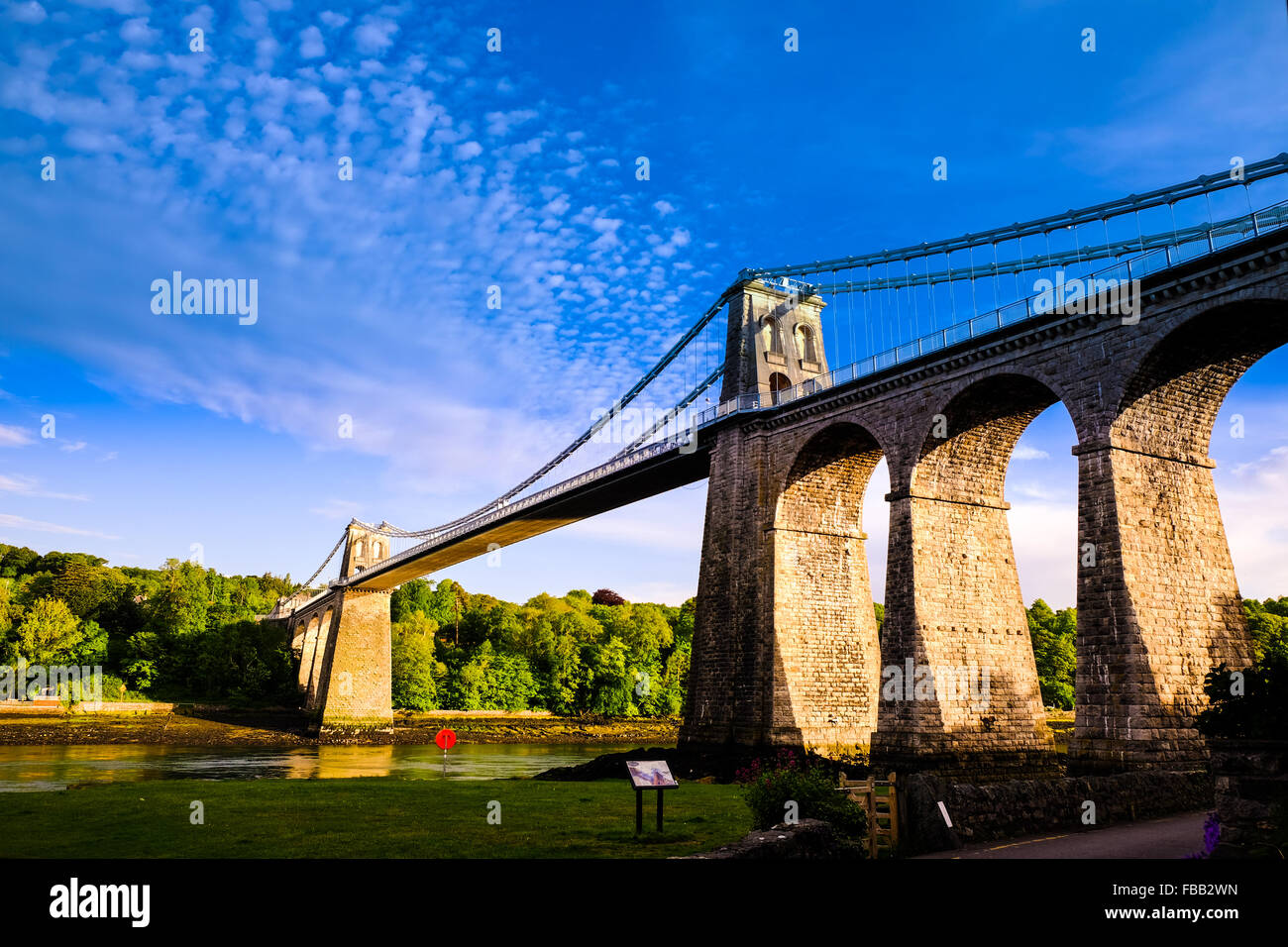 Anglesey menai bridge hi-res stock photography and images - Alamy