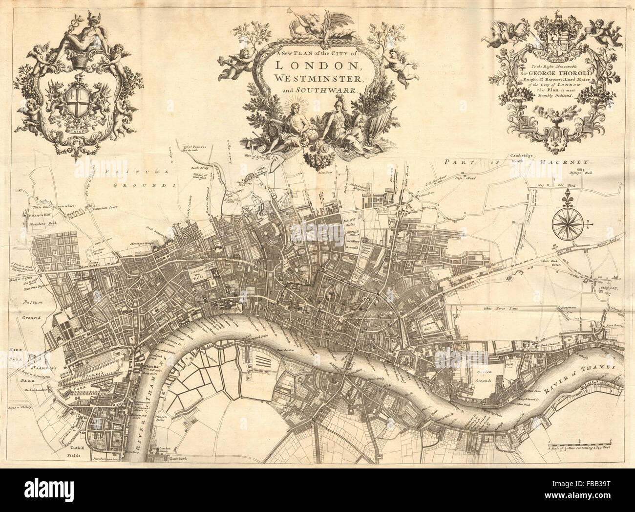 Map of westminster 18th century hi-res stock photography and images - Alamy