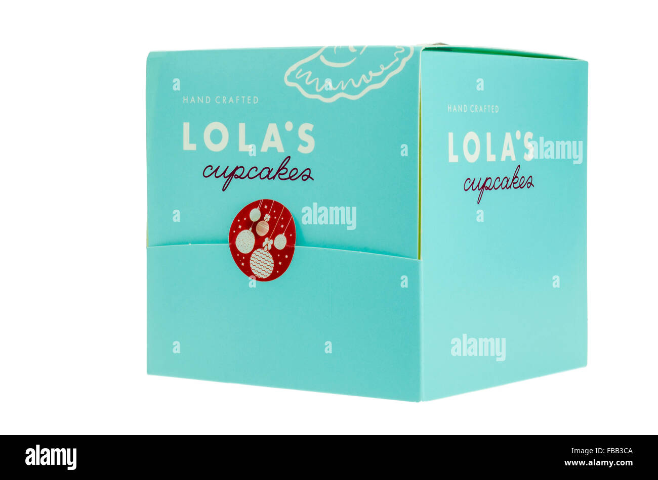 Box of Lola's Cupcakes Stock Photo - Alamy