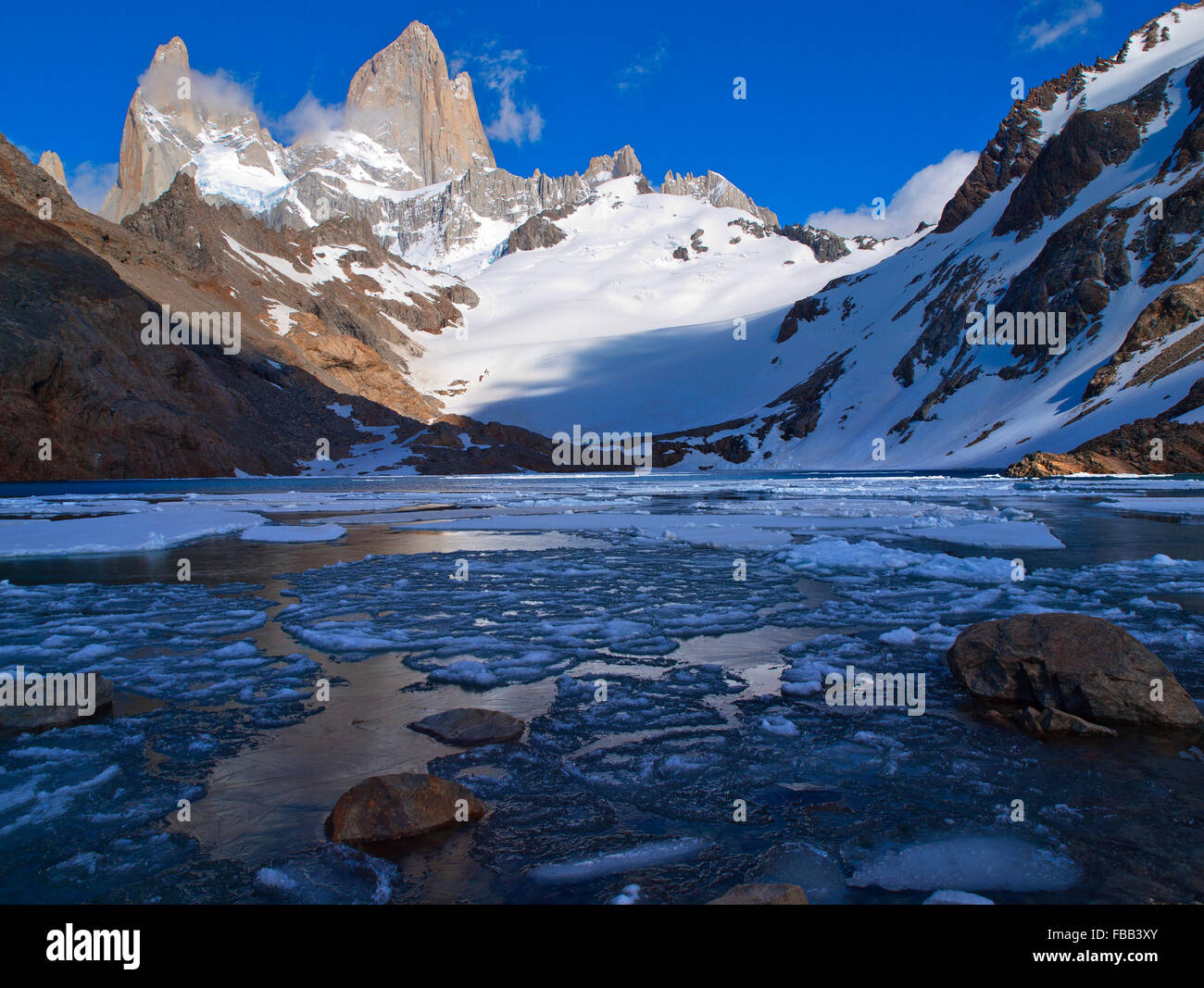 Fitz Roy With Lake High Resolution Stock Photography and Images - Alamy