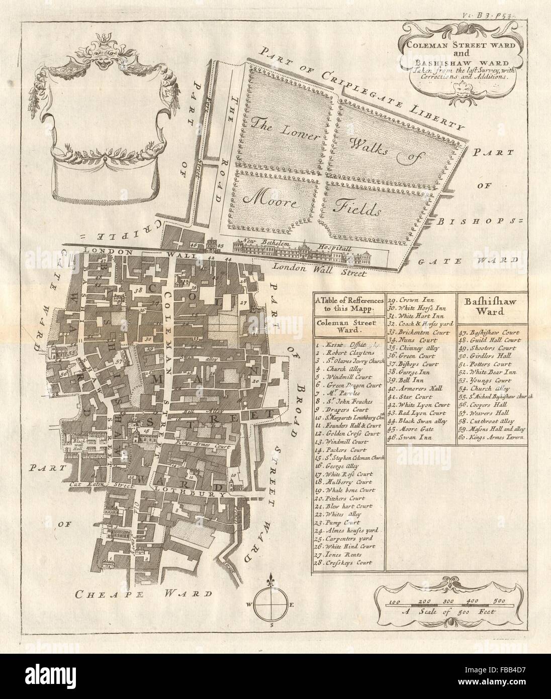 Eighteenth Century Maps London High Resolution Stock Photography and ...