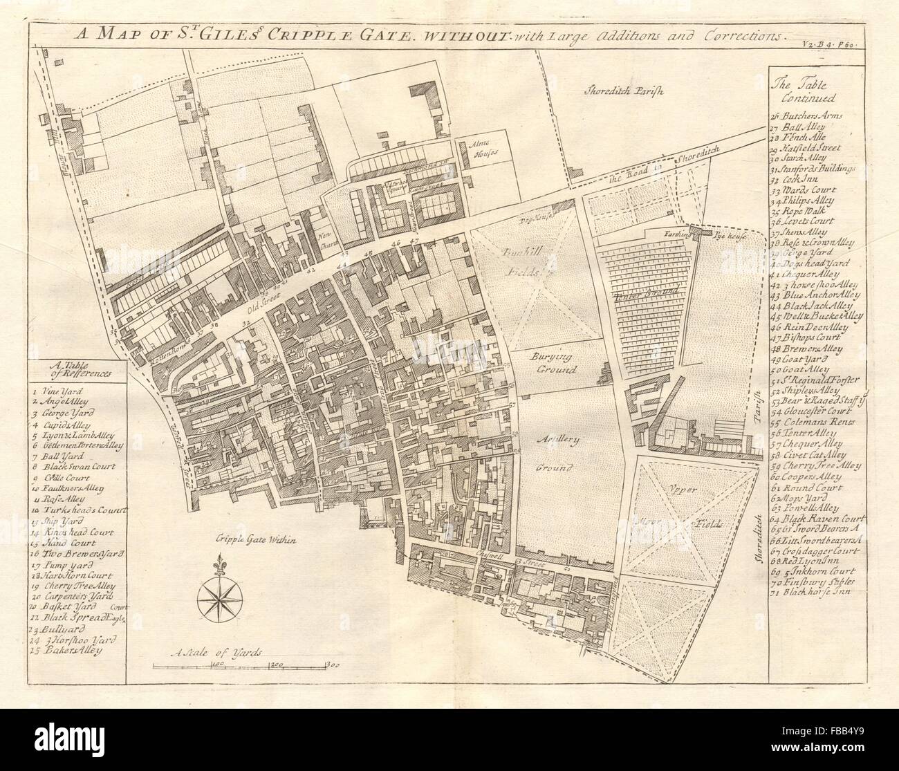 St giles cripplegate 18th century hi-res stock photography and images ...