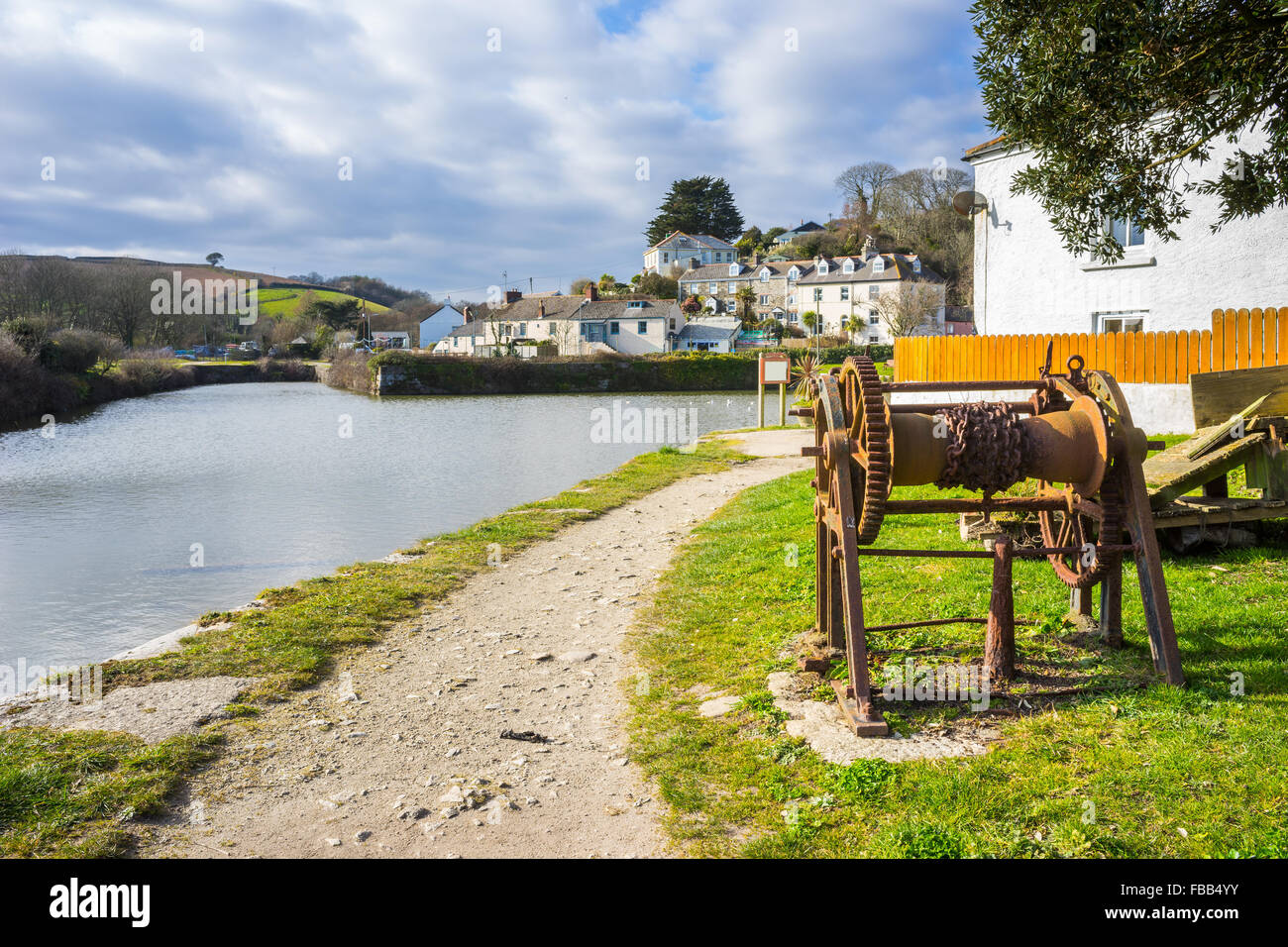 Pentewan cornwall hi-res stock photography and images - Alamy