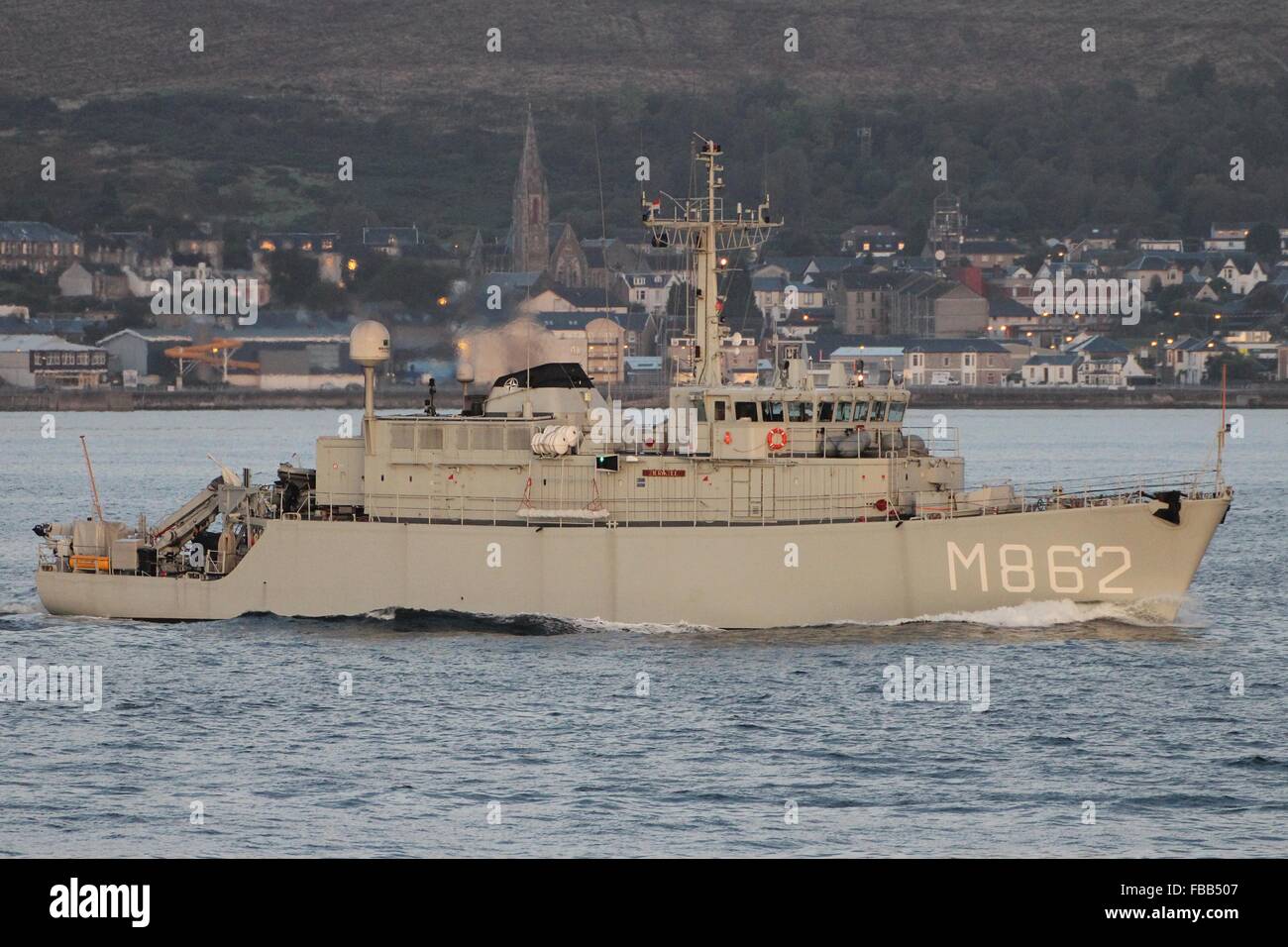 The Royal Netherlands Navy's HNLMS Zierikzee, a Tripartite-class ...