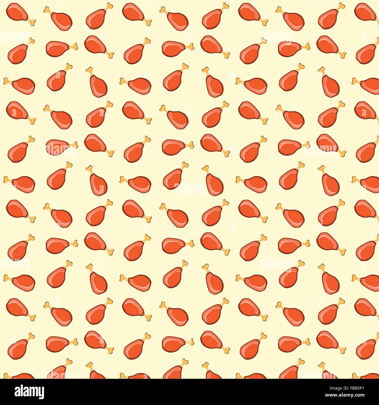 vector illustration fried chicken legs pattern Stock Vector Image & Art ...