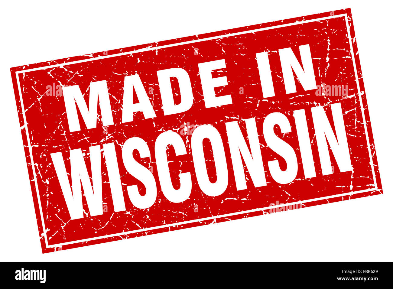 Made in wisconsin stamp hi-res stock photography and images - Alamy