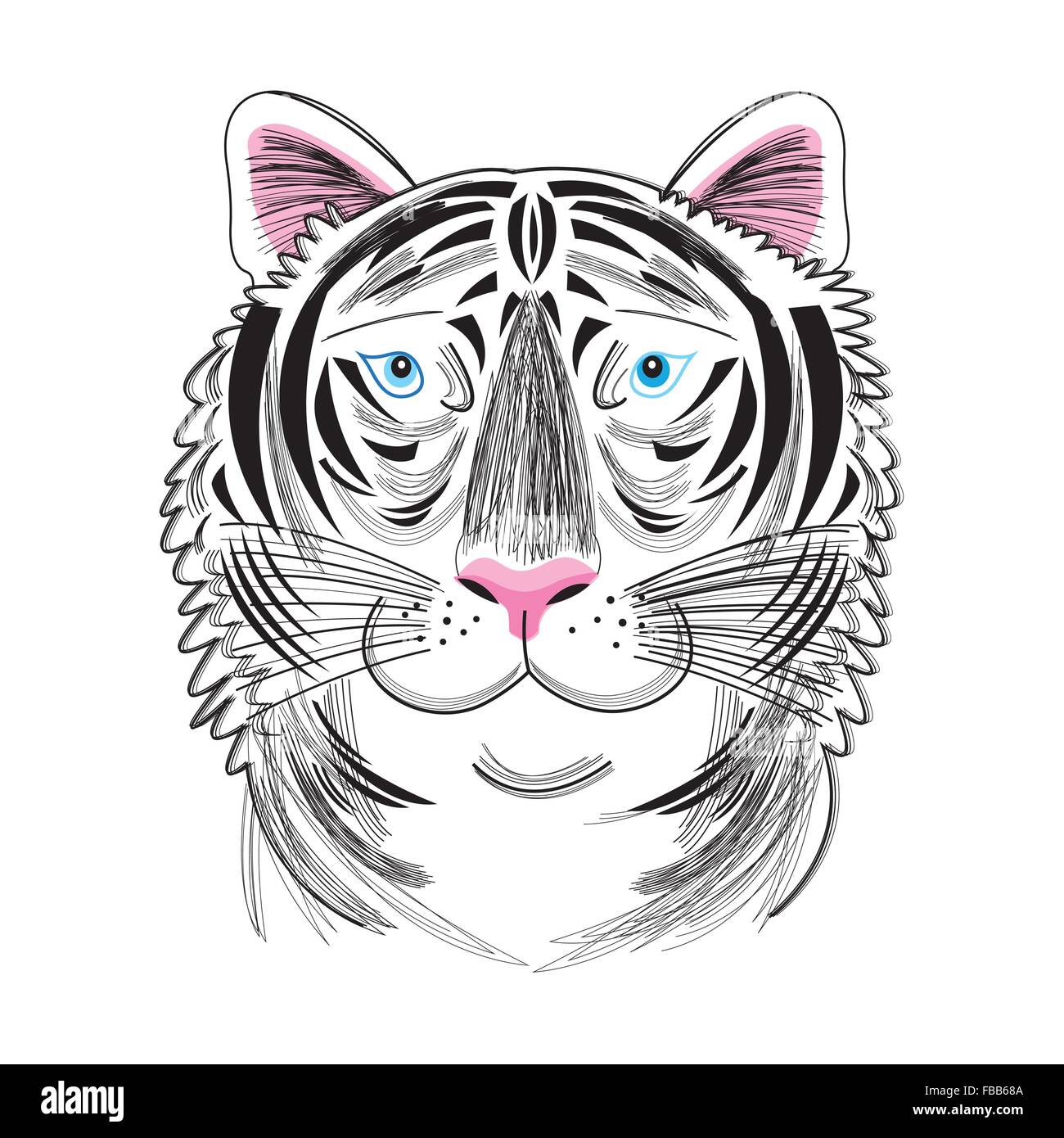 Decor tiger Cut Out Stock Images & Pictures - Alamy