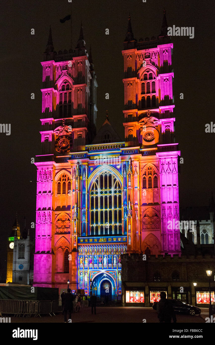 London, UK. 13 January 2016. Pictured: The Light of the Spirit at ...