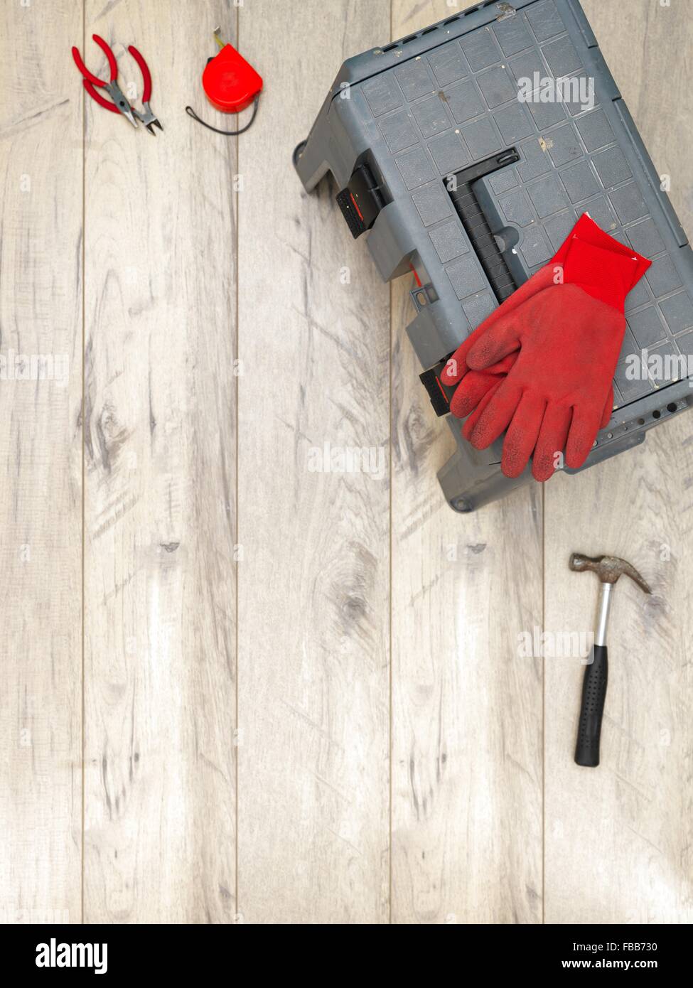 A studio photo of a industrial tool box Stock Photo - Alamy