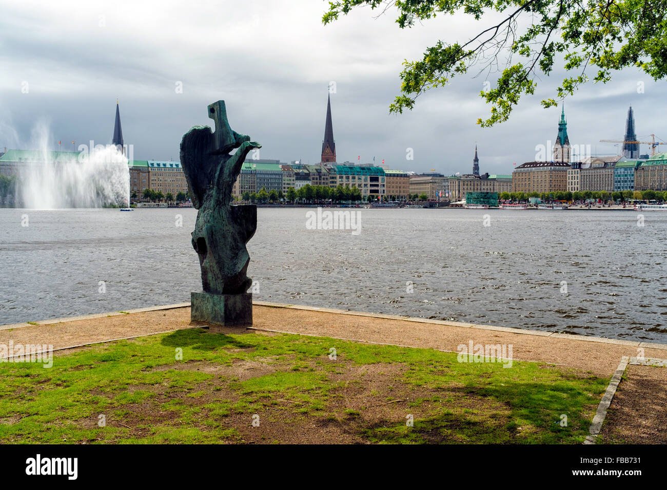 Hamburg alster lakes hi-res stock photography and images - Alamy