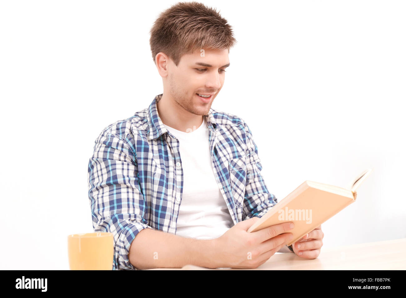 Young student working on project Stock Photo - Alamy