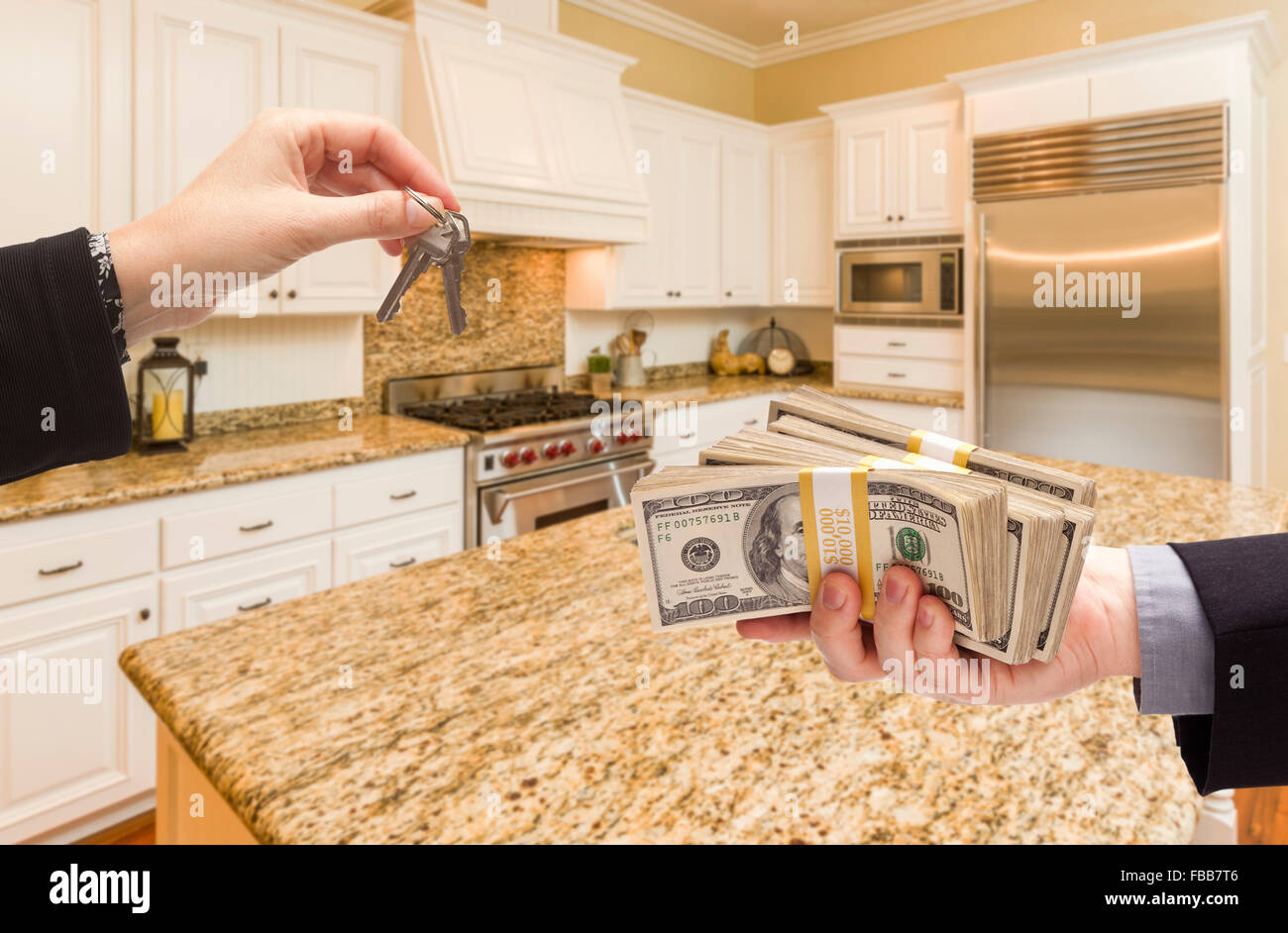 Handing over keys hi-res stock photography and images - Alamy