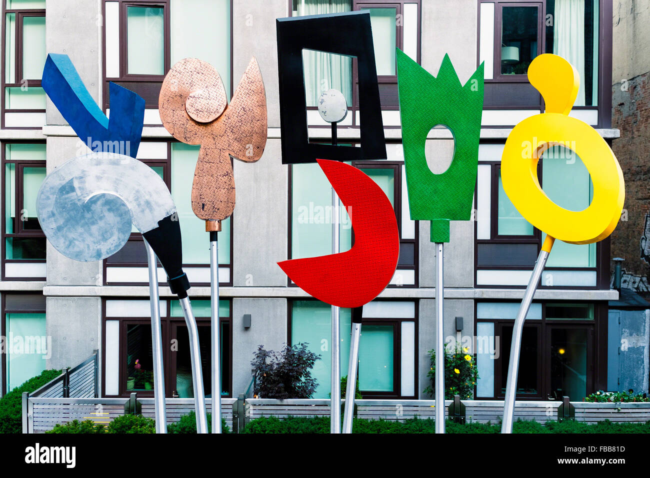 Manhattan High Line Park Sculptures