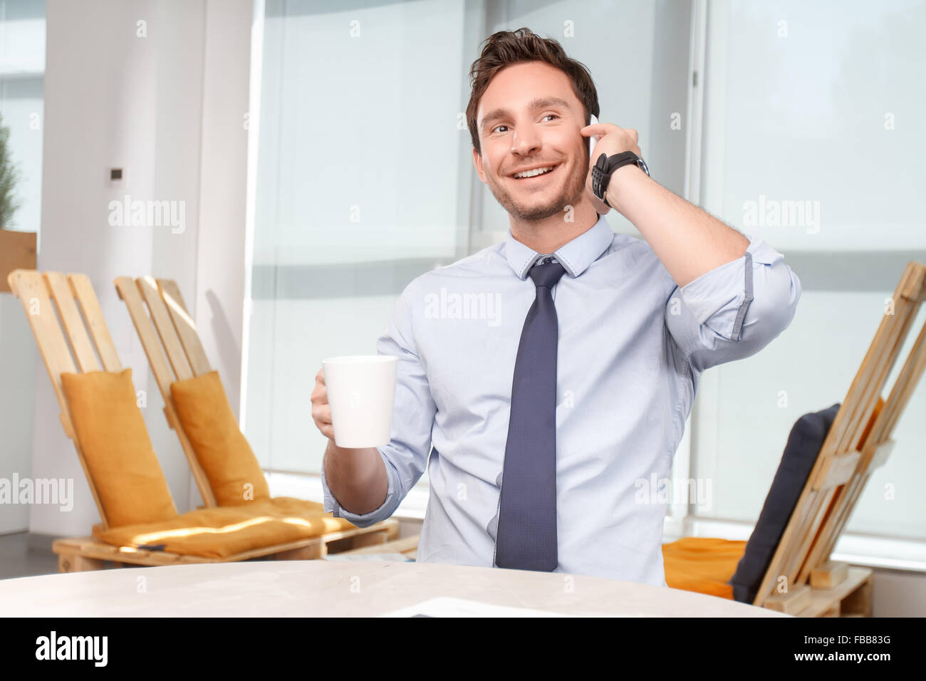 Call center operator having conversation Stock Photo - Alamy