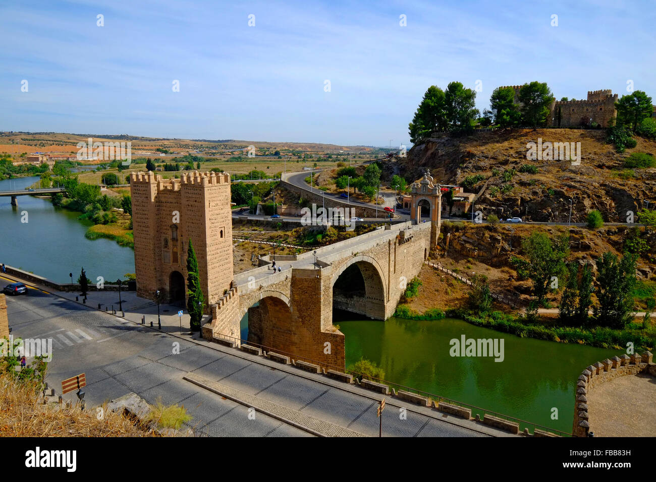 Alcantara Bridge Toledo Spain ES Tagus River Stock Photo - Alamy