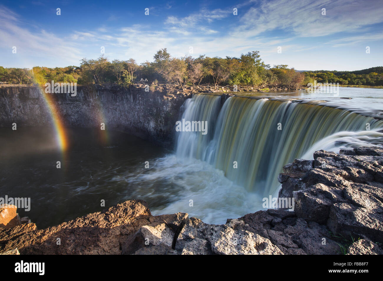 Diaoshuilou Waterfall in China Stock Photo - Alamy