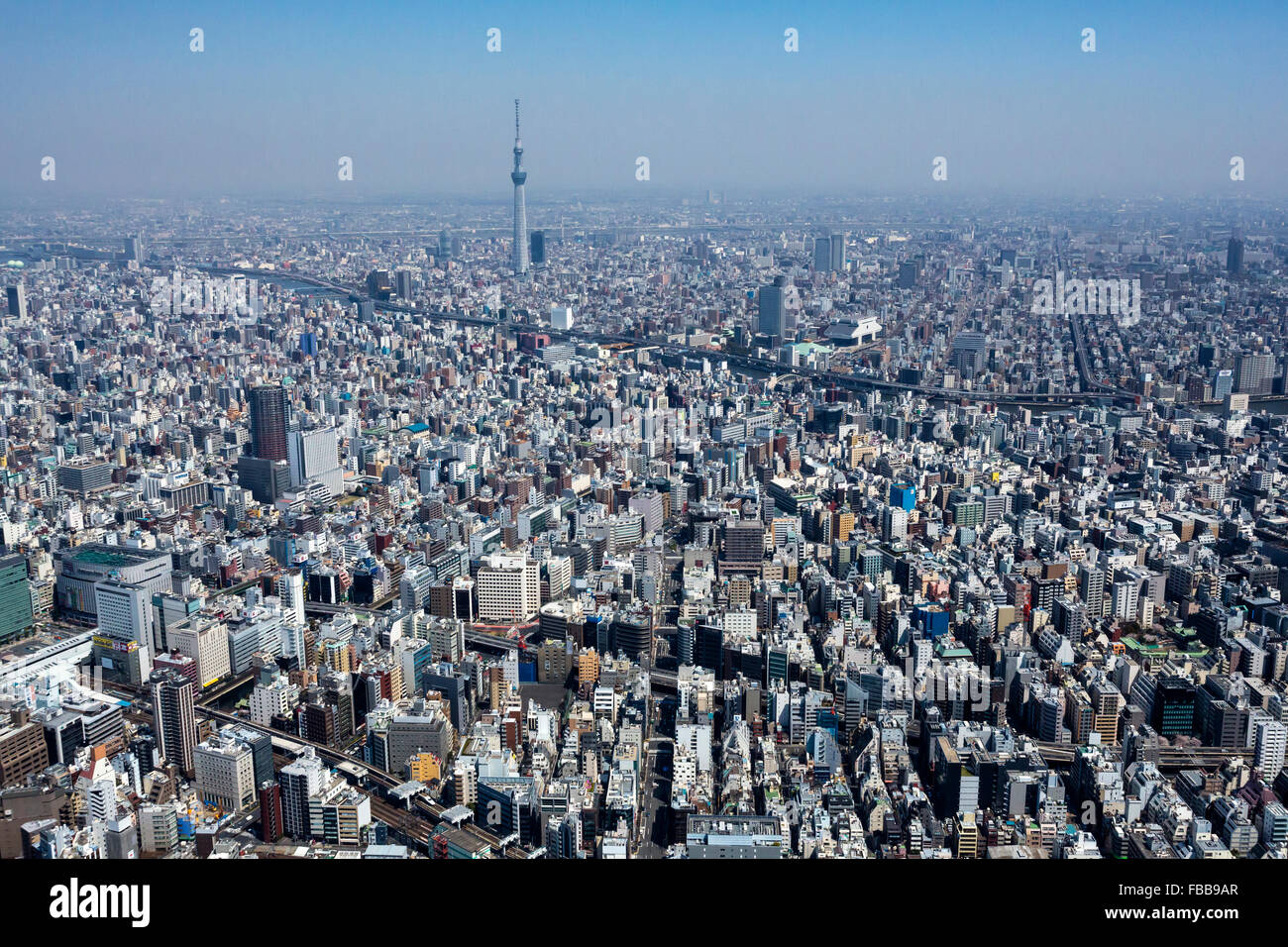 Aerial view of Tokyo Stock Photo - Alamy