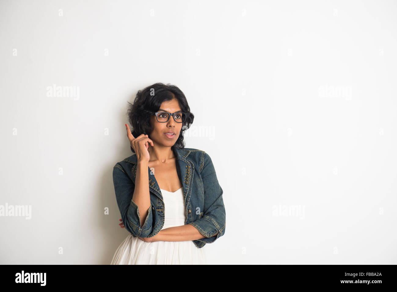 indian female thinking Stock Photo - Alamy