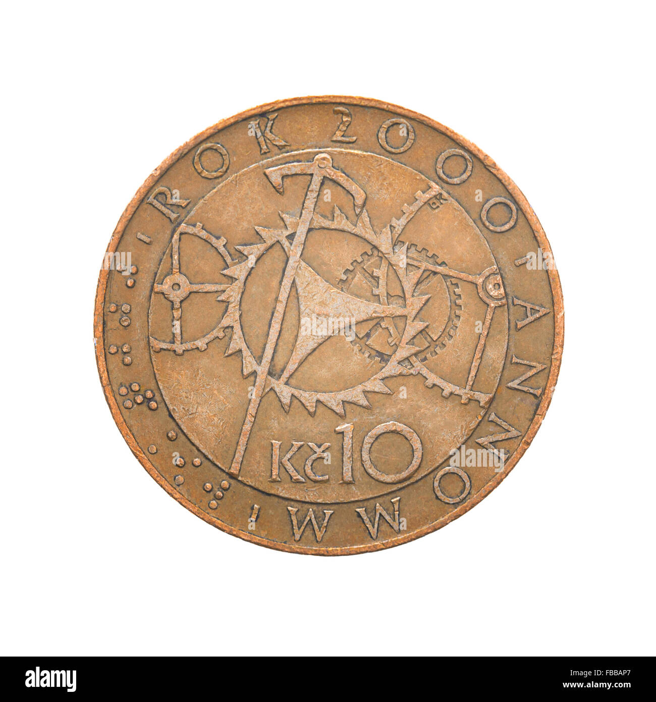 10 czech crowns coin hi-res stock photography and images - Alamy