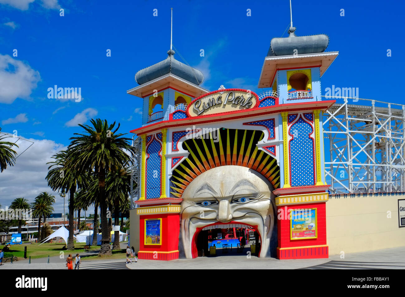 Luna Park Melbourne Australia Victoria Coastal Capital Stock Photo - Alamy