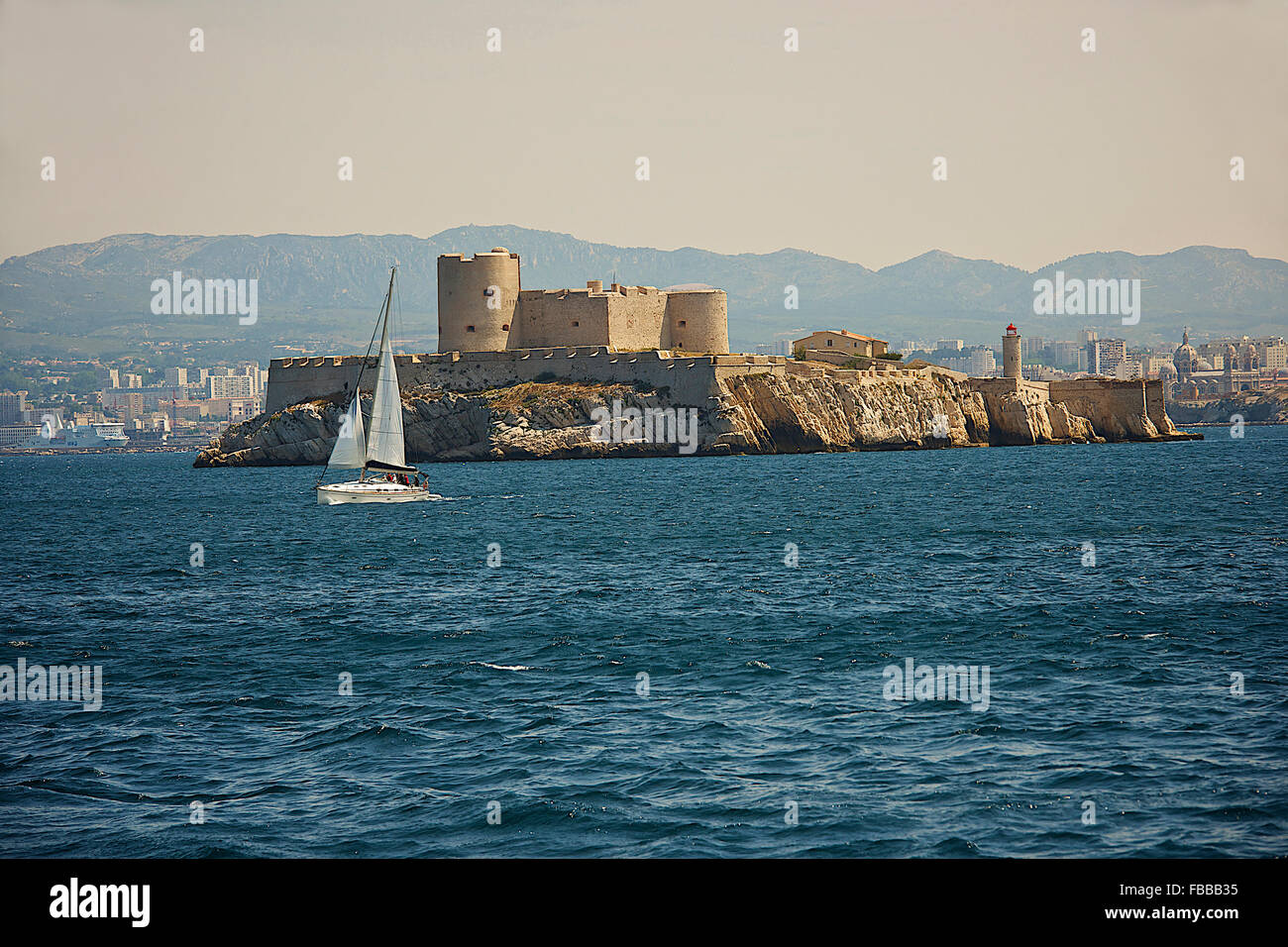 If castle in Marseille,France Stock Photo - Alamy