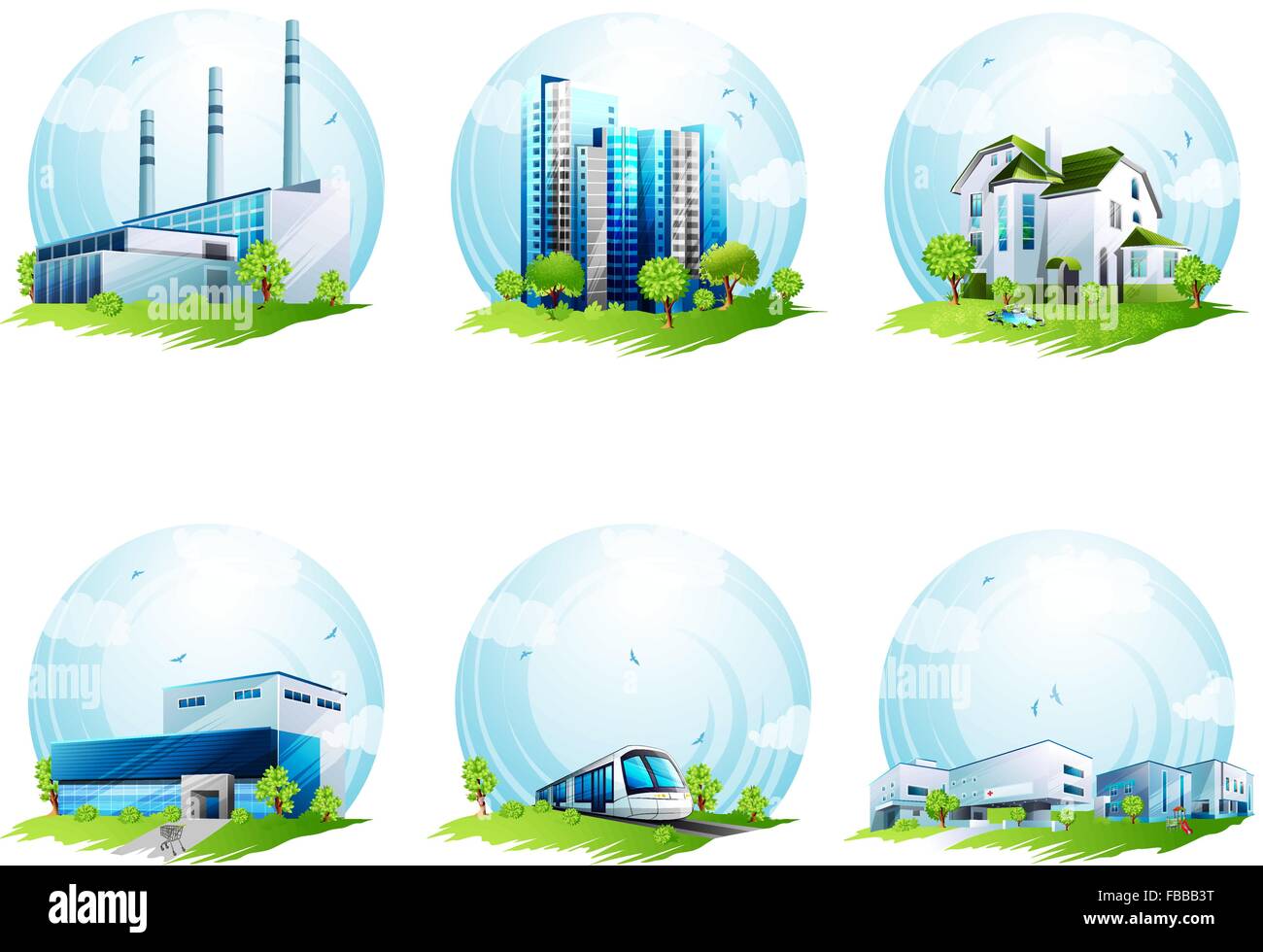 Ecology Design Elements Stock Vector Image & Art - Alamy