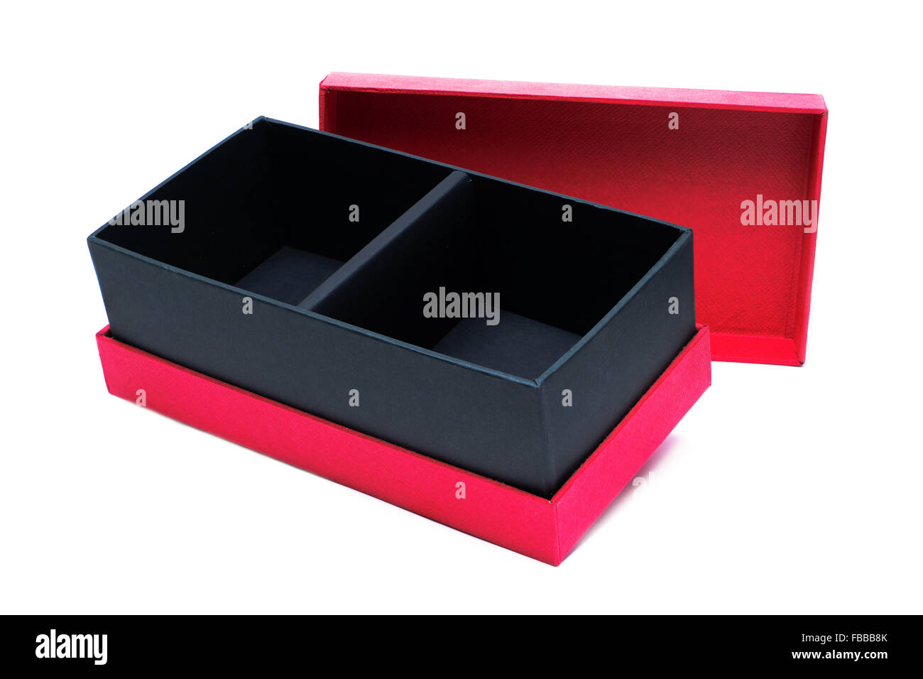 Empty card board box isolated on white background Stock Photo - Alamy