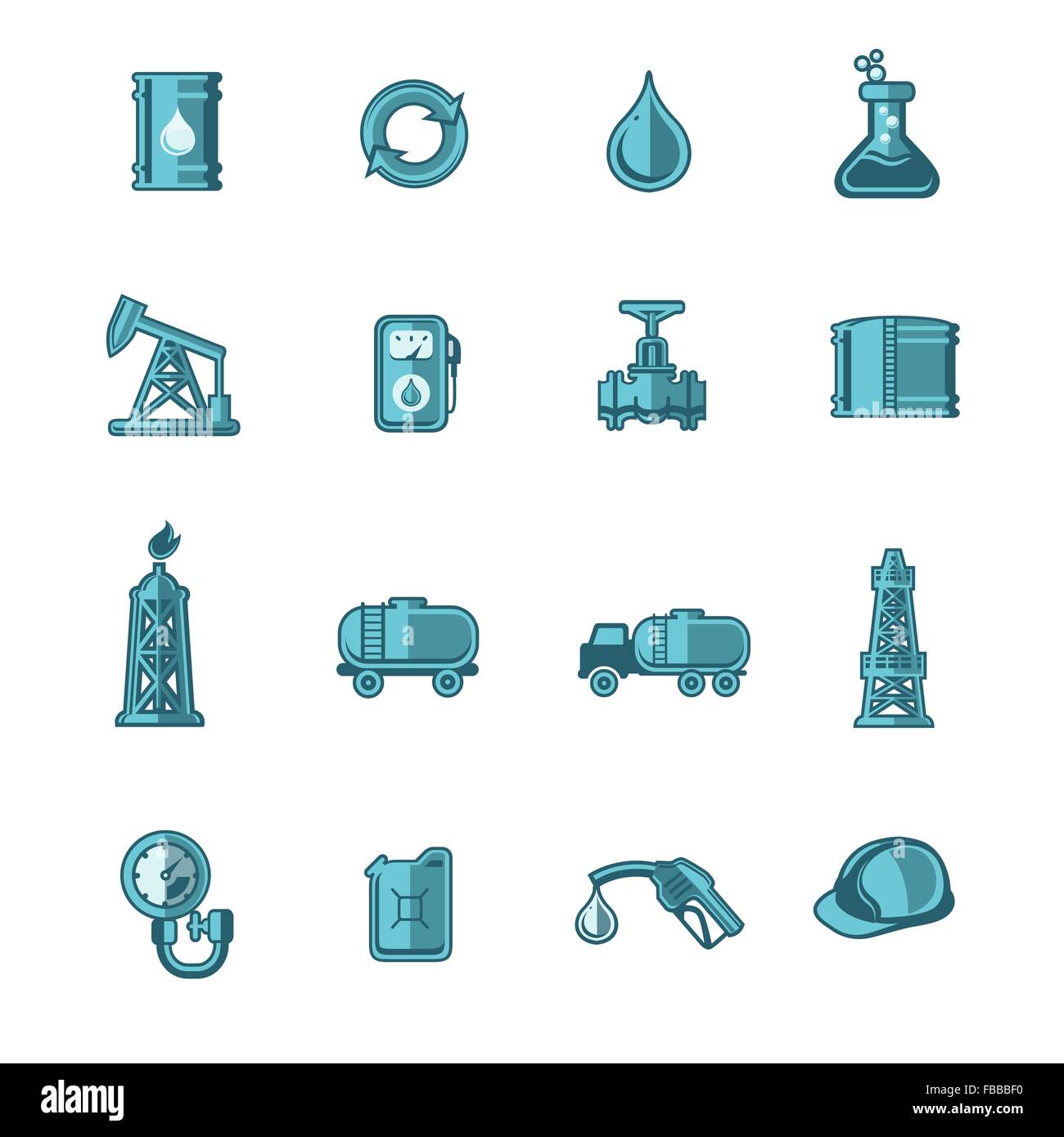 Oil industry icons set Stock Vector Image & Art - Alamy