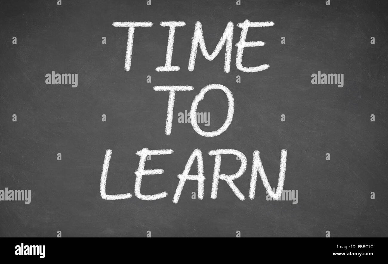 Time to learn Stock Photo - Alamy