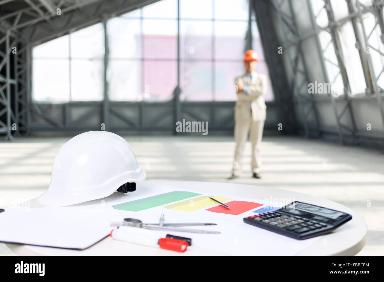 Architect table tools hi-res stock photography and images - Alamy