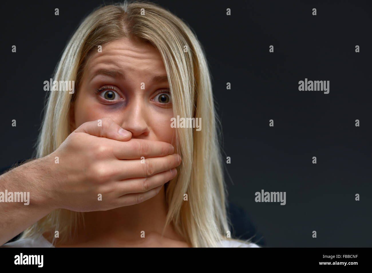 Young girl being chastise Stock Photo - Alamy