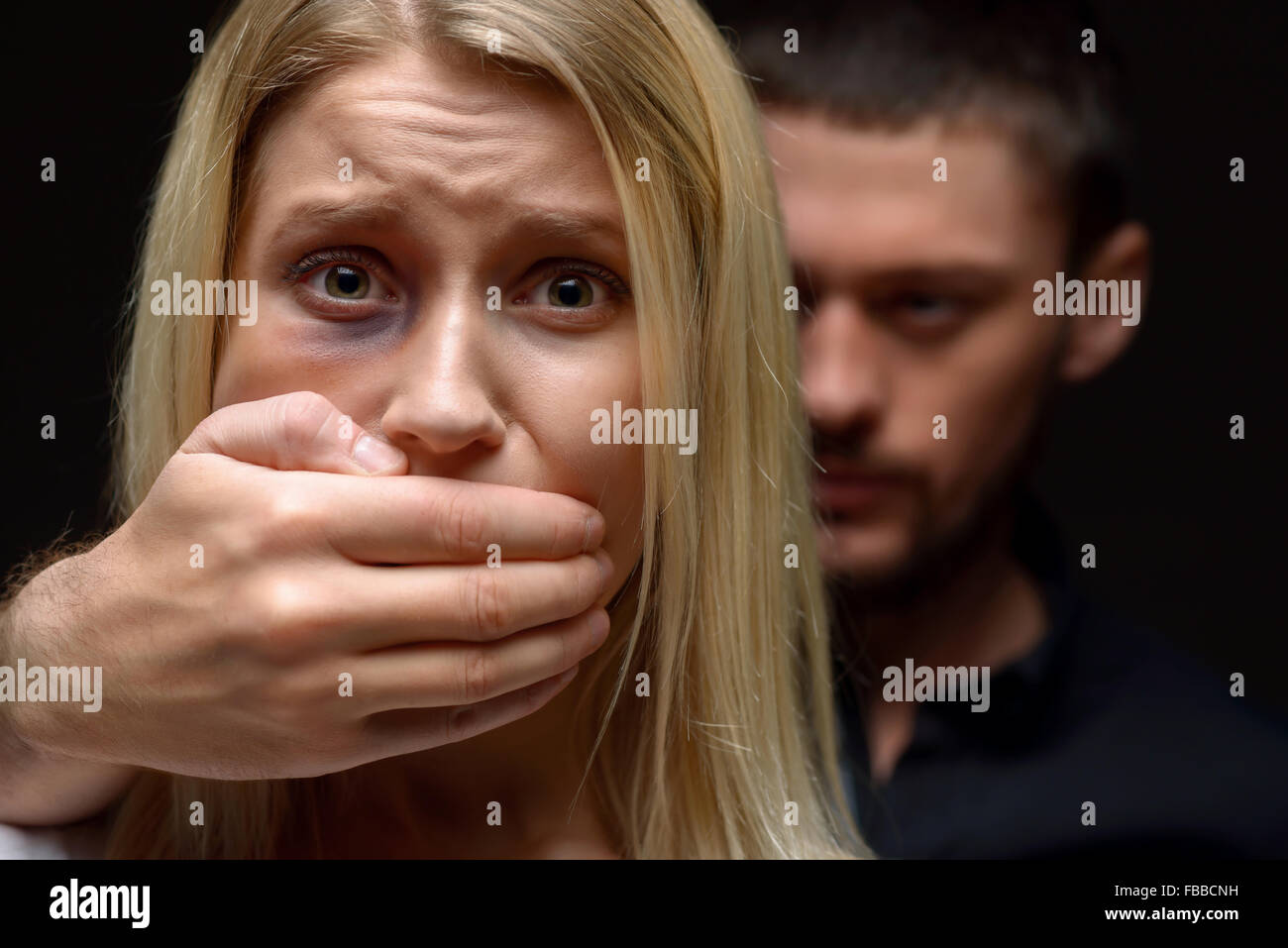 Young girl being chastise Stock Photo - Alamy
