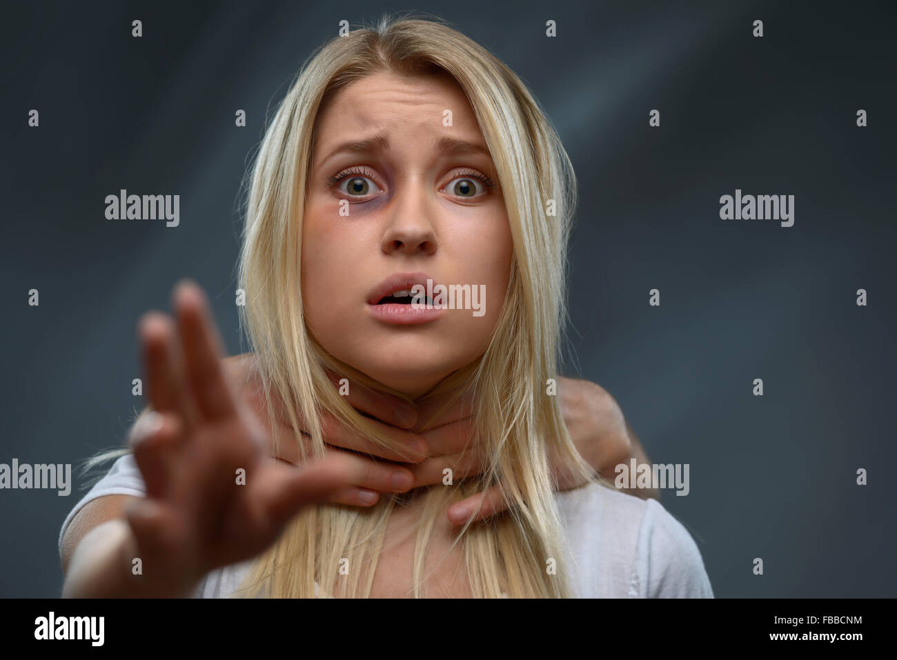 Young girl being chastise Stock Photo - Alamy