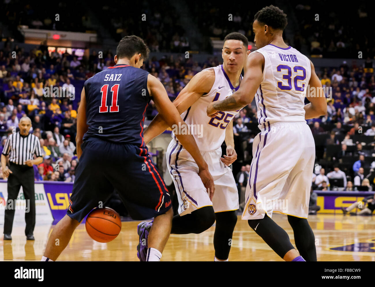 Baton Rouge, LA, USA. 13th Jan, 2016. LSU Tigers forward Ben Simmons ...