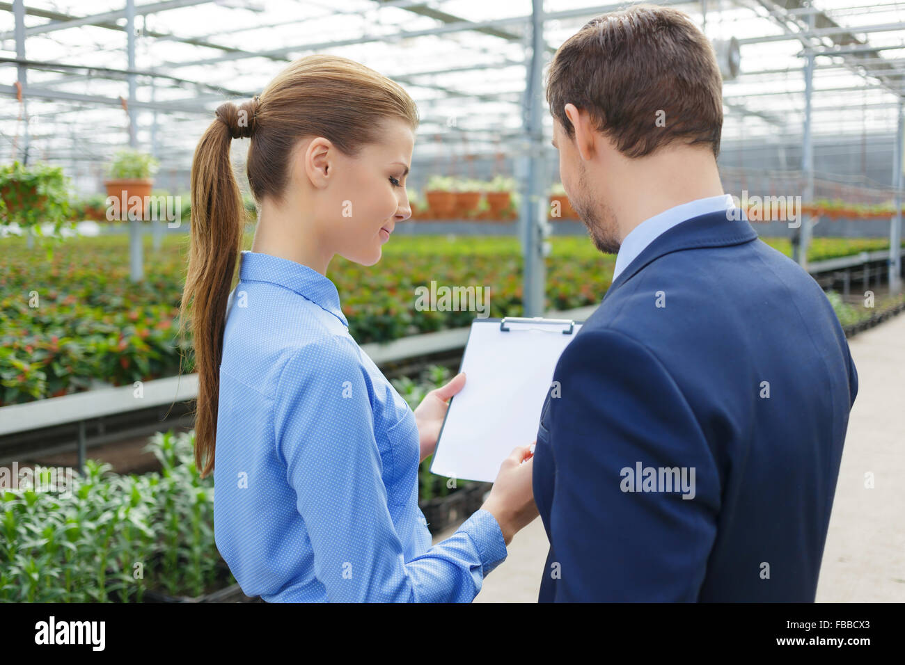 Business colleague discussing their work Stock Photo - Alamy