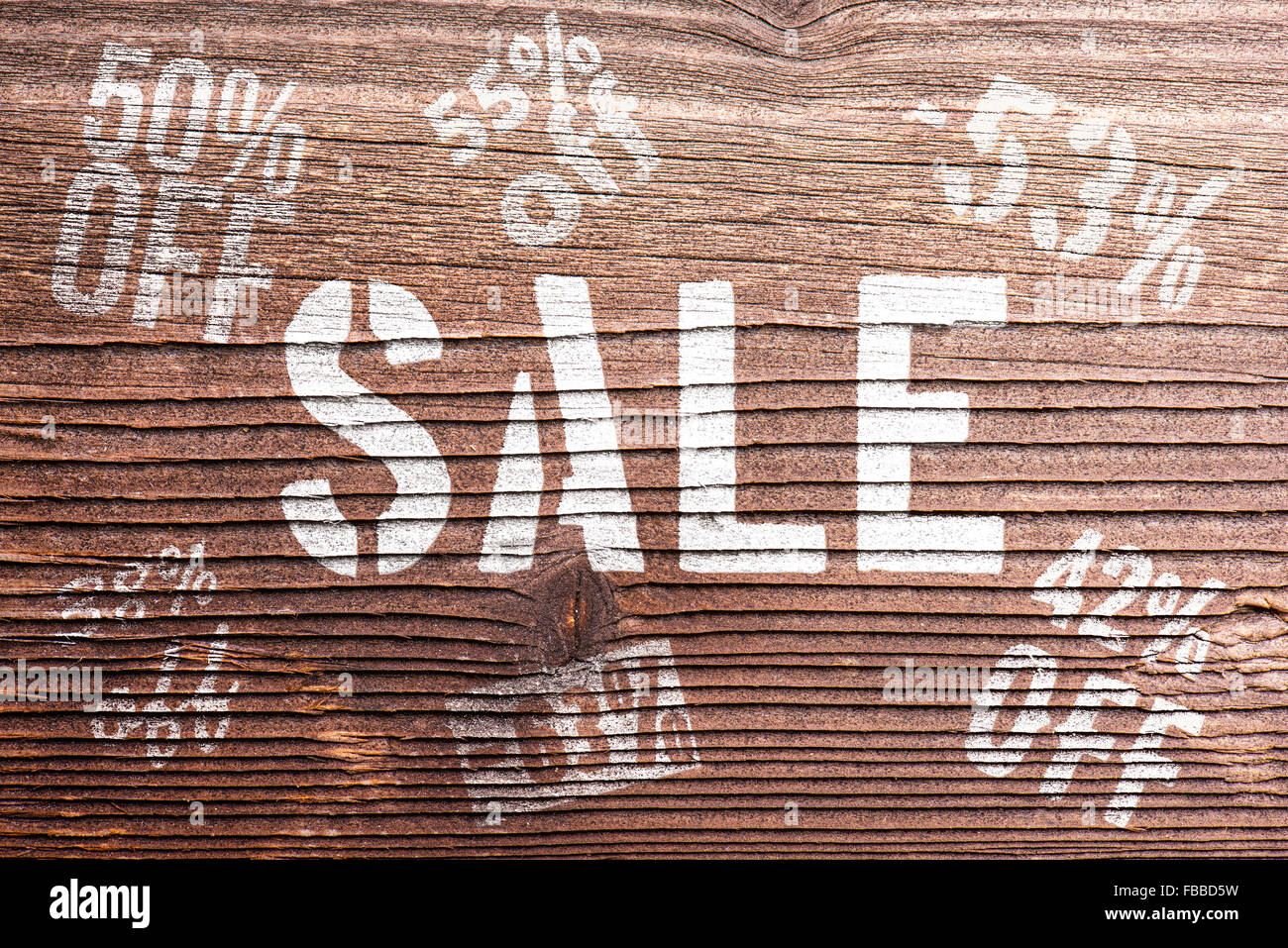 Chalk sale sign Stock Photo - Alamy