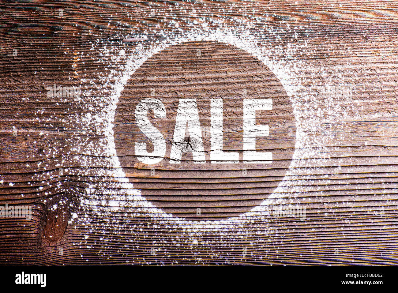 Chalk sale sign Stock Photo - Alamy