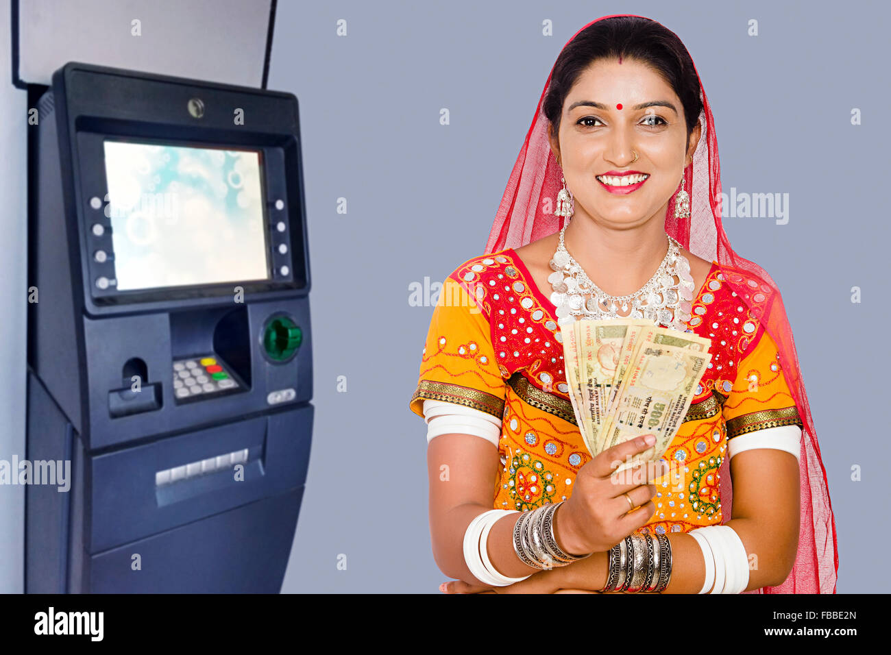 India cash machine hi-res stock photography and images - Alamy
