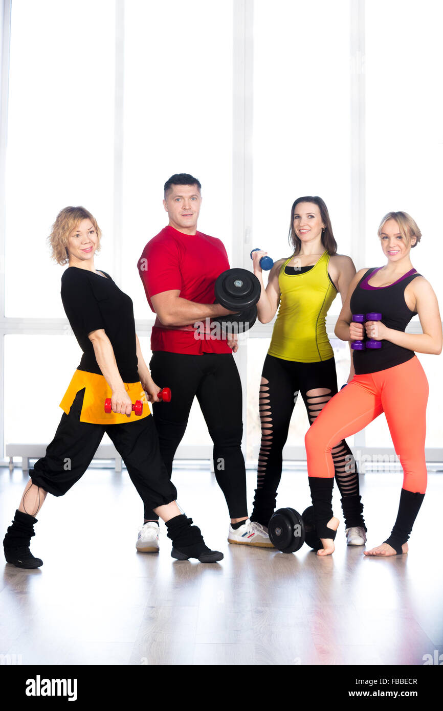 Different exercises High Resolution Stock Photography and Images - Alamy