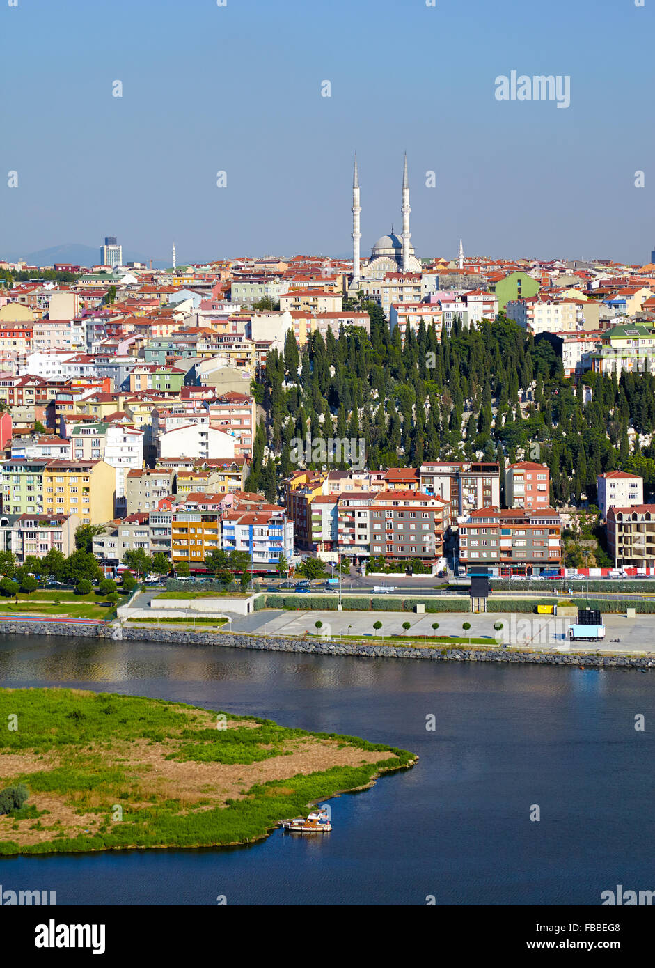 The view from the viewpoint on the Hill of Pierre Loti to the Golden ...