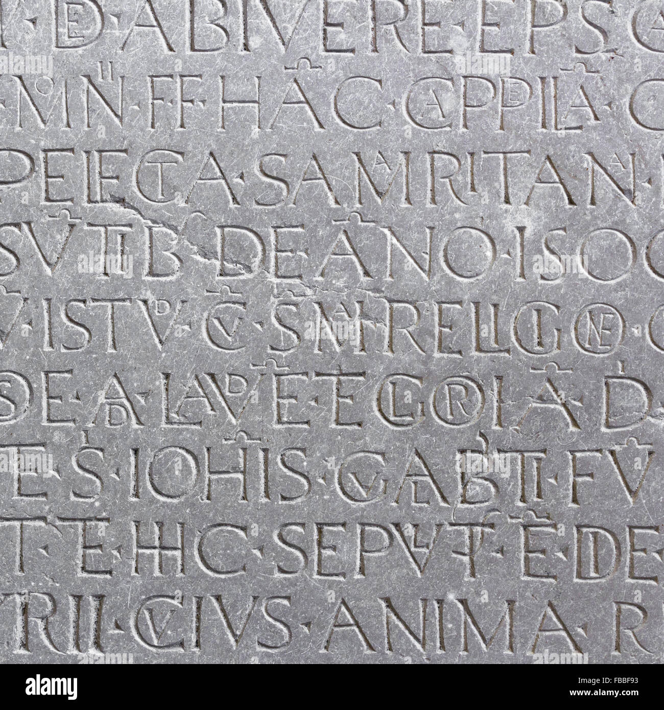 An ancient Latin inscription on the marble slab Stock Photo - Alamy