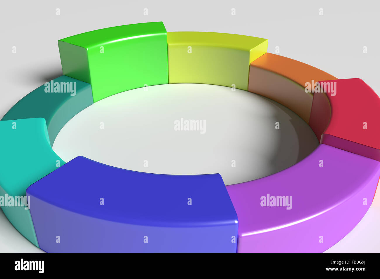 3d rendering of a colorful diagram. Illustration Stock Photo - Alamy