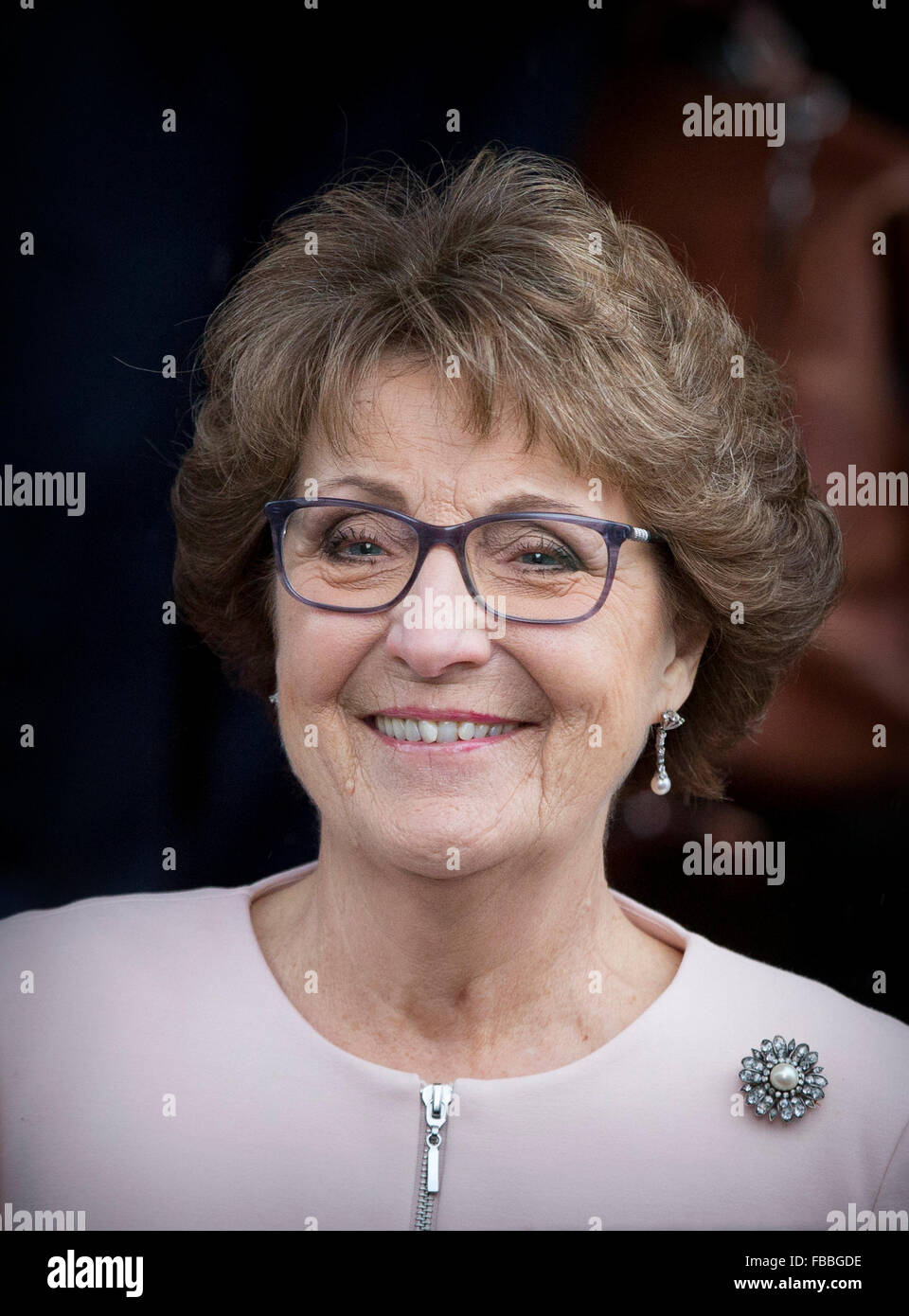 Princess Margriet attend the new year reception for the corps ...