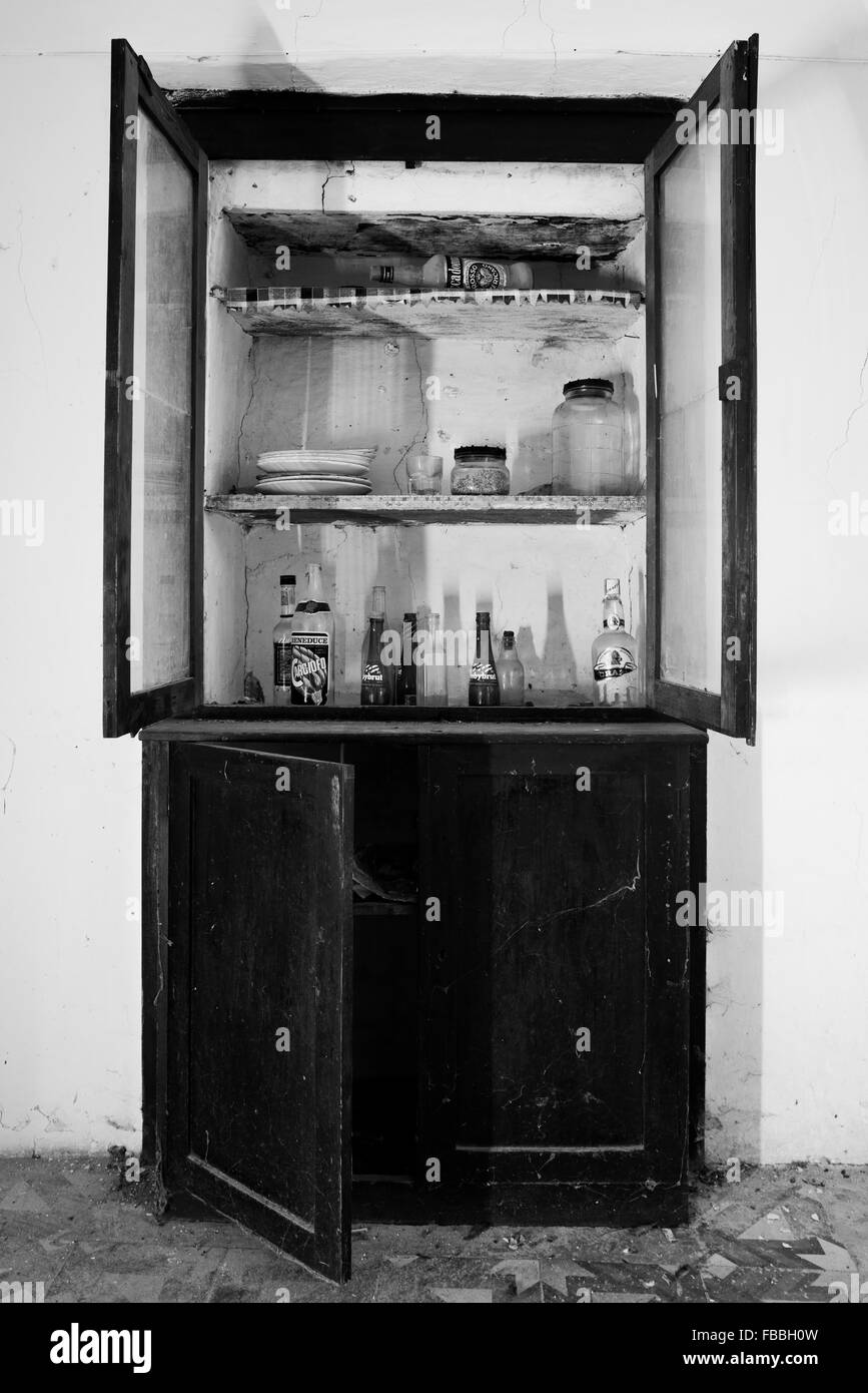 Old pantry in abandoned house Stock Photo - Alamy
