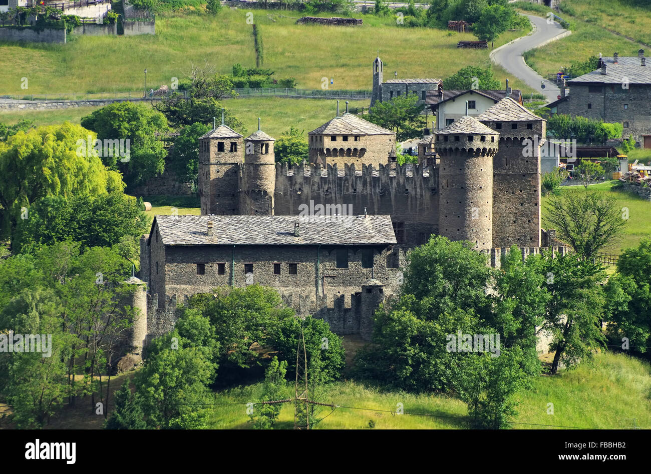 Castello fenis hi-res stock photography and images - Alamy