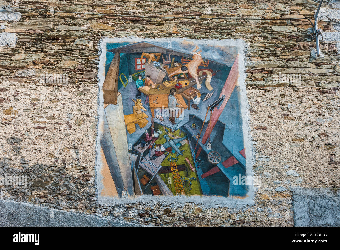 Veneto Murales Pianezze Stock Photo - Alamy